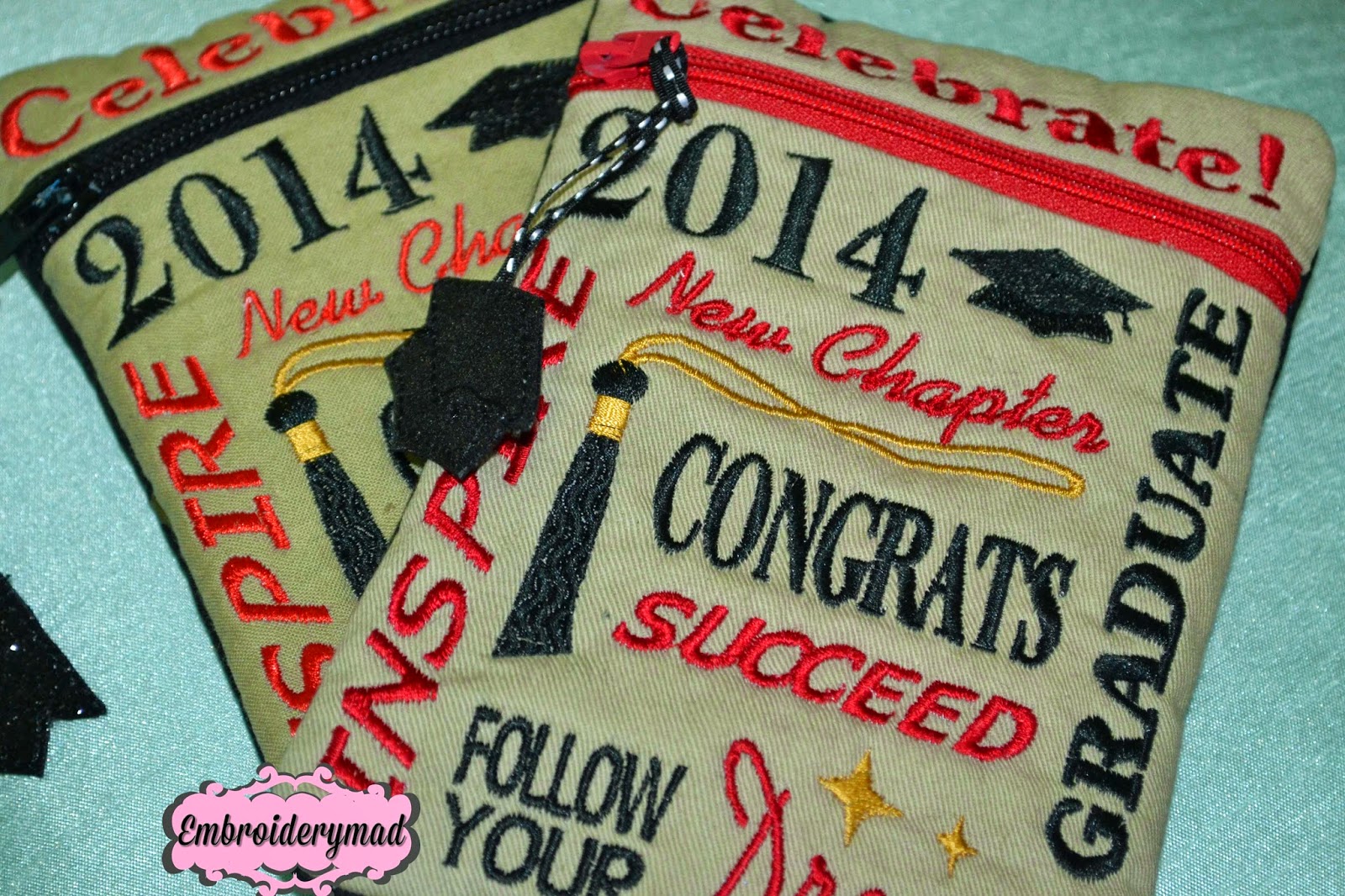Embroiderymad: Graduation Bag!!!!!