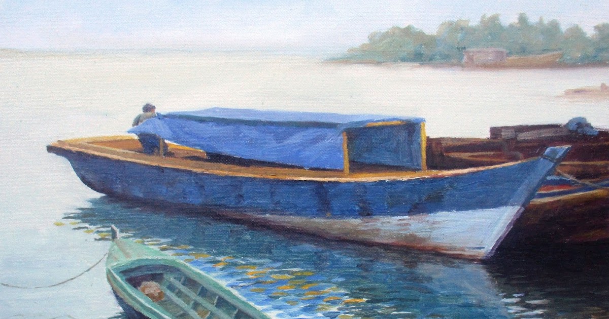 sabART : Gambar dan Lukisan oleh Sabar Pramono: Perahu Nelayan Batu Besar