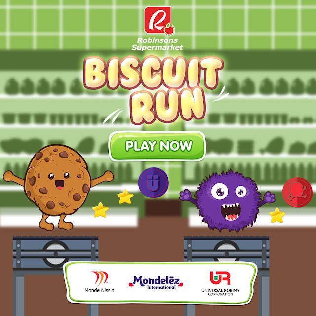 Play and Win in Robinsons Supermarket Biscuit Run Game | Rockstarmomma