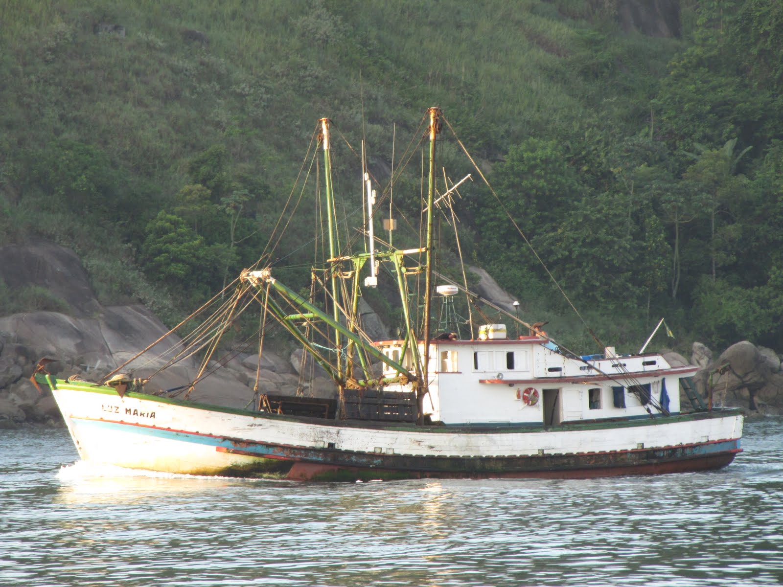 Navios em Santos: Alguns pesqueiros em Santos.