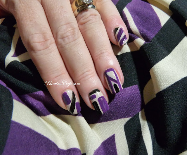 Nail of the Day: Nails Inc. Abstract Nail Art | Pointless Cafe