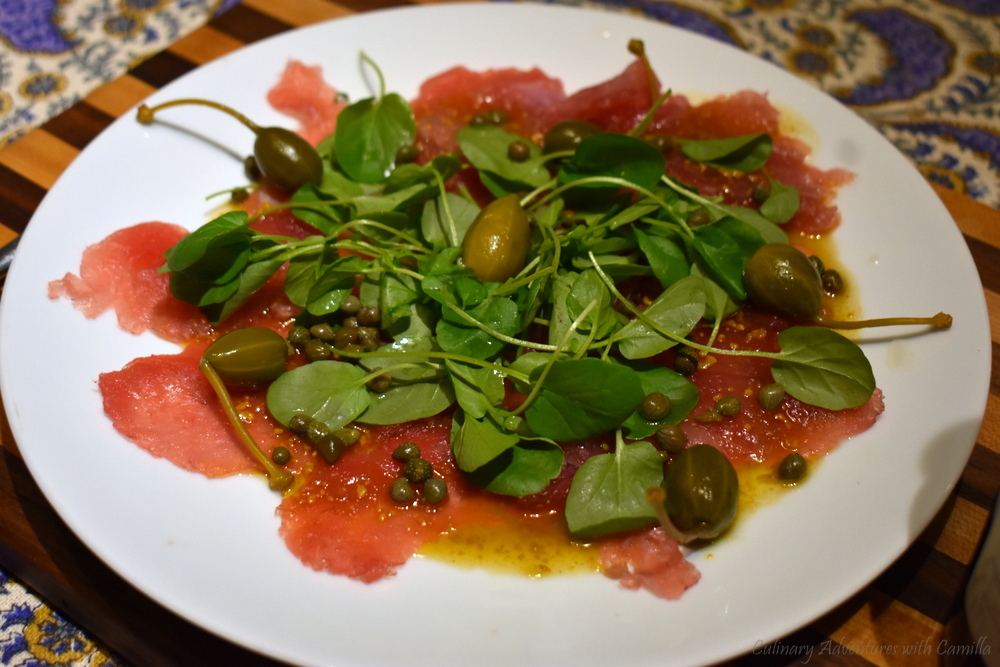Carpaccio di Tonno #ItalianFood