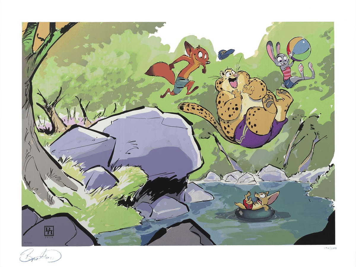 INSIDE THE ROCK POSTER FRAME BLOG: Byron Howard Summer in Zootopia And ...