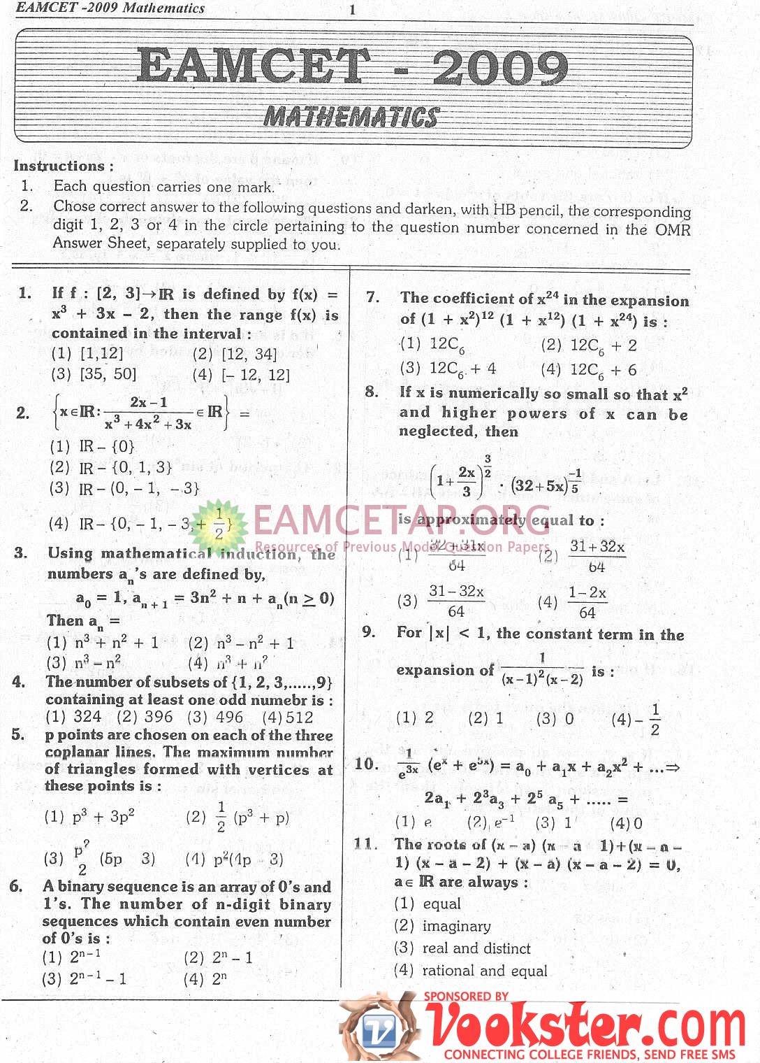 EAMCETAP 2012 - Syllabus, Model Previous Questions Papers Free Download ...