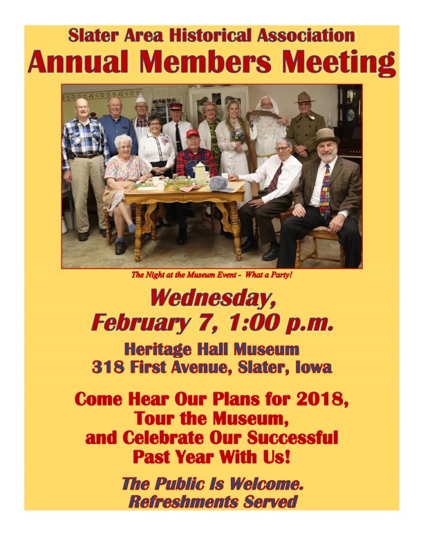 Story County Historical Alliance: 2018