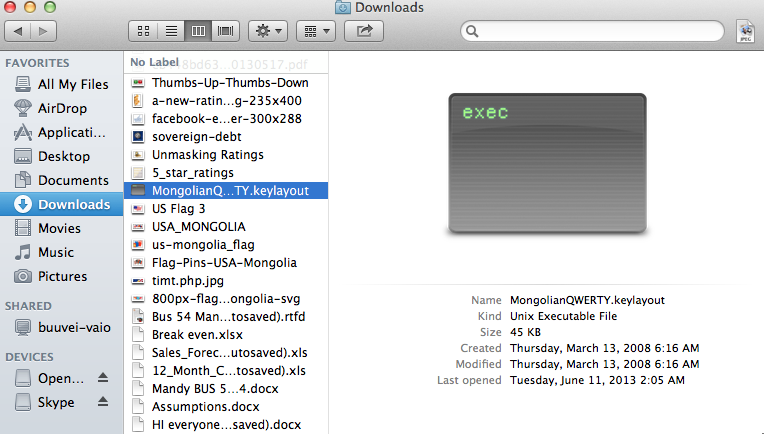 Elegant: How I installed Mongolian Keyboard in my new Mac
