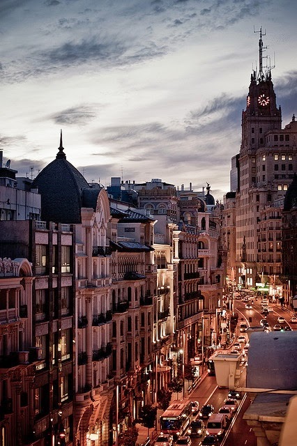 Gran Via, Madrid, Spain | Architecture Spots