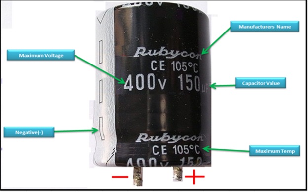 electronics repair made easy: Understanding markings on capacitor body