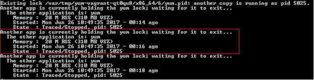 Anshuls Blog How To Resolve Yum Lock Issue Another App Is Currently Holding The Yum Lock