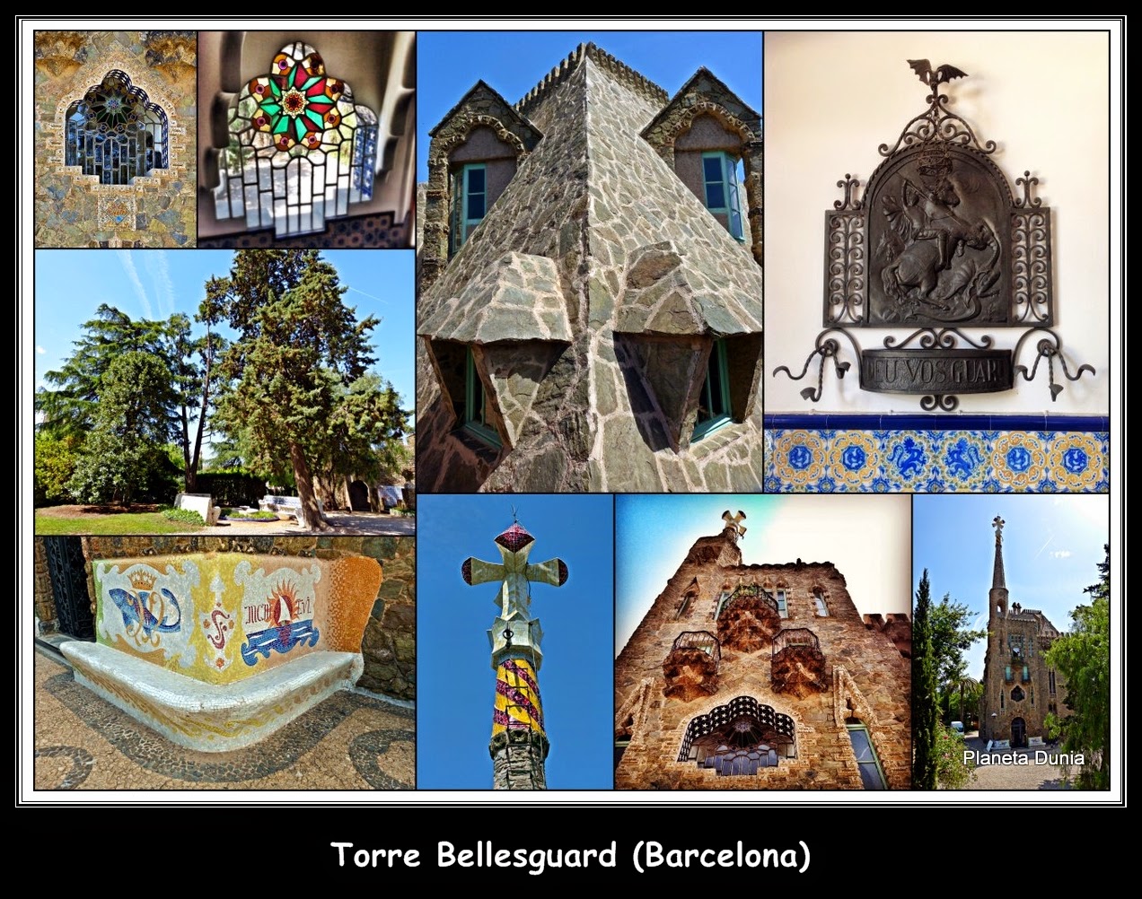 Planeta Dunia: La Torre Bellesguard (Barcelona)