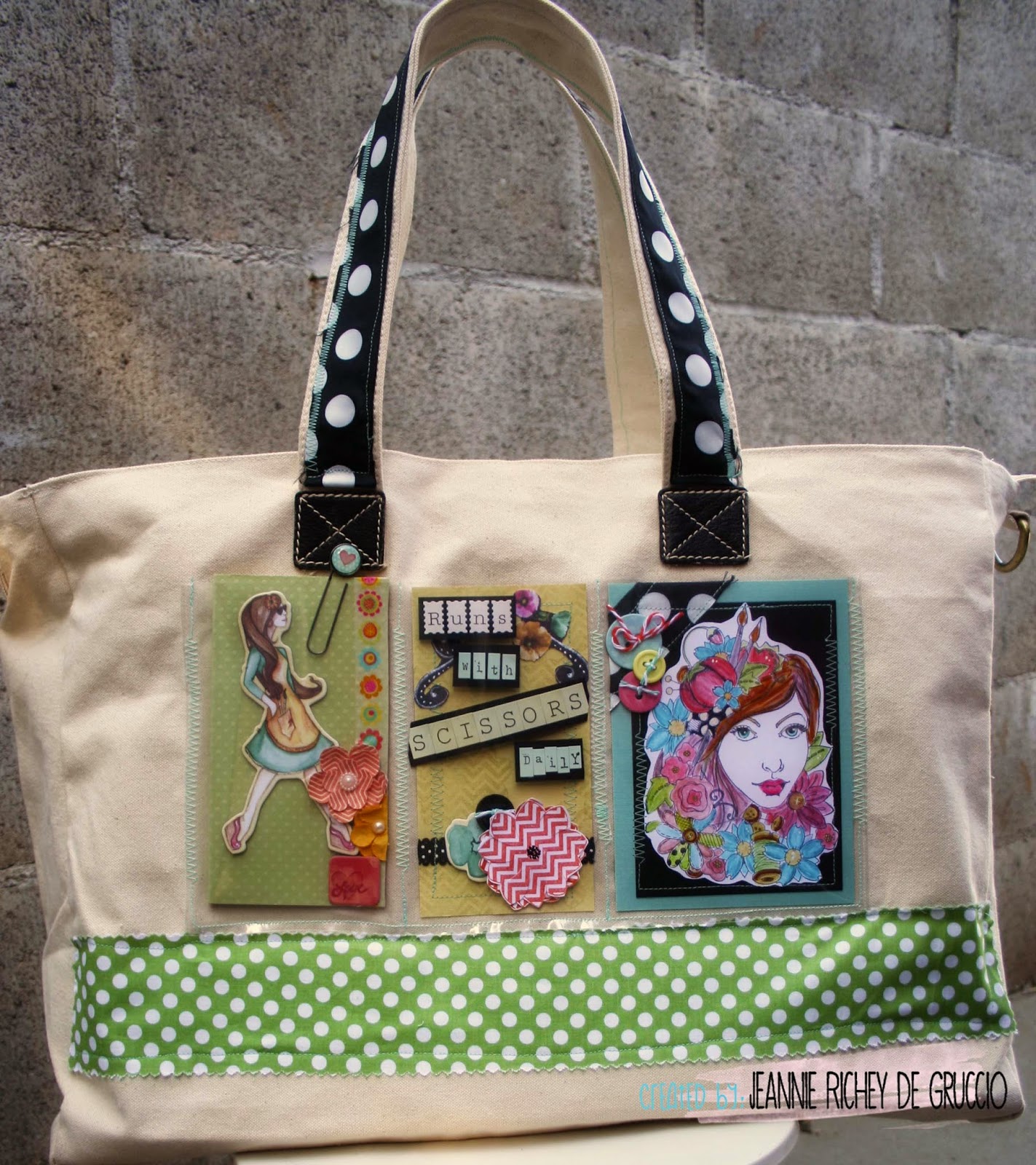 Bloom Girl Design Team: Personalizing your Canvas Tote Bag