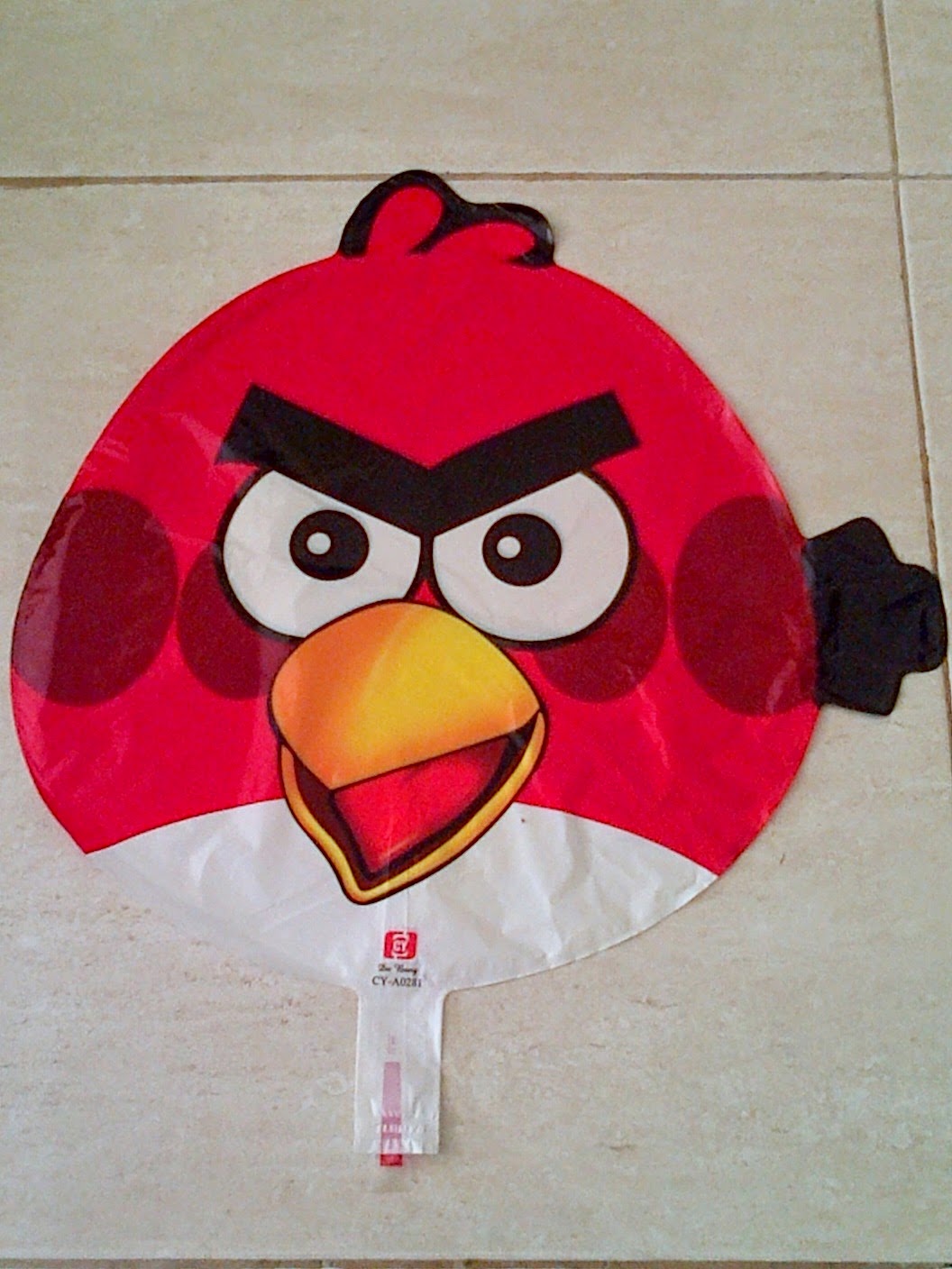 Balon Foil Character Angry Bird Merah - Anugerah Utama Sukses