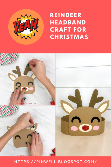 REINDEER HEADBAND CRAFT FOR CHRISTMAS