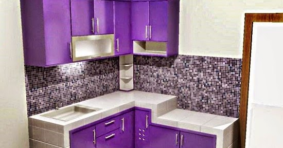 50+ Dapur Minimalis Warna Ungu Paling Modern Dan Nyaman