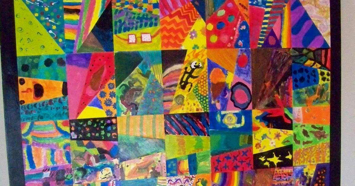 candice ashment art: Abstract Mural - Our Contemporary Painted Quilt ...