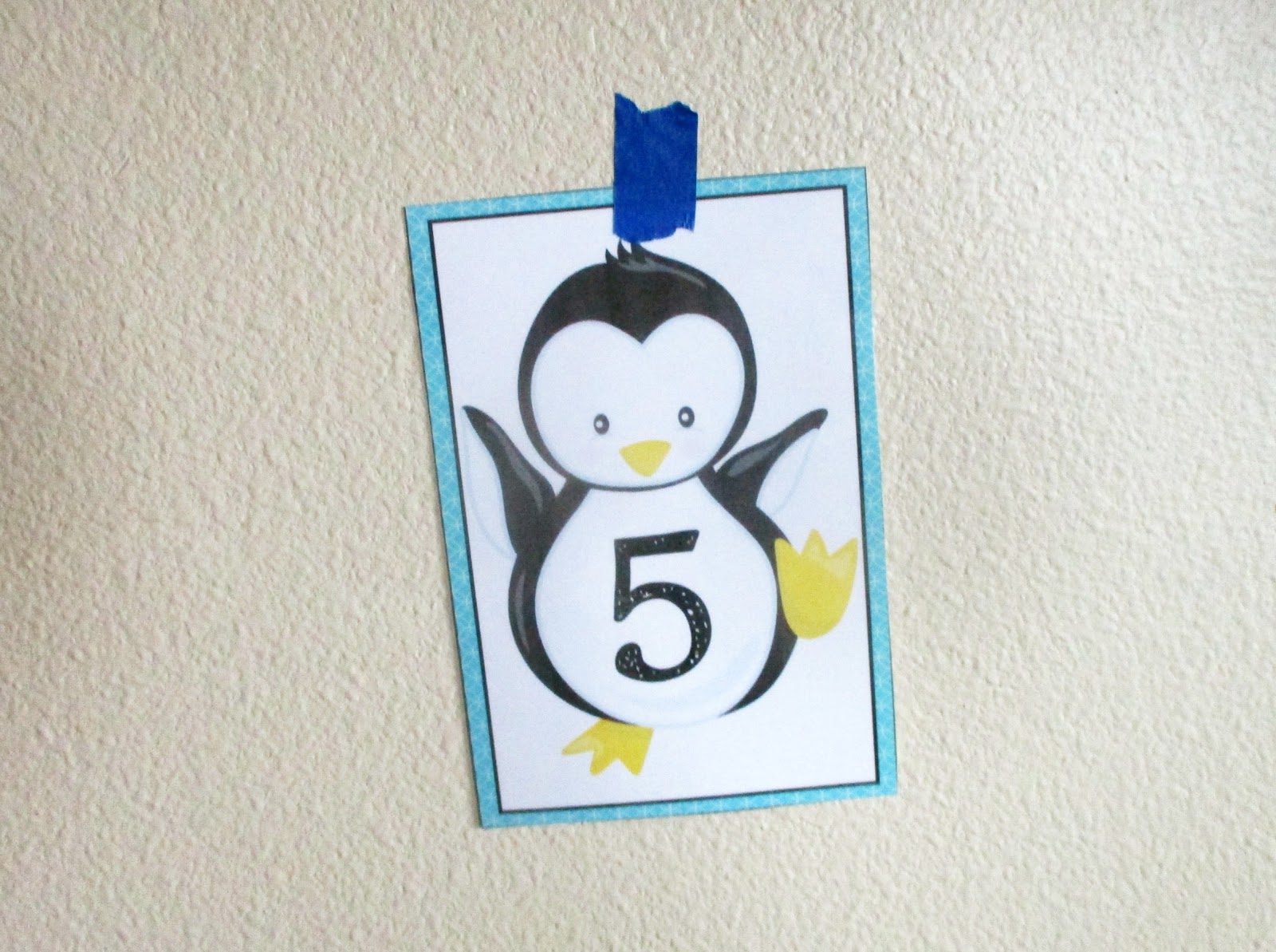 The Cozy Red Cottage: Penguin Number Hunt