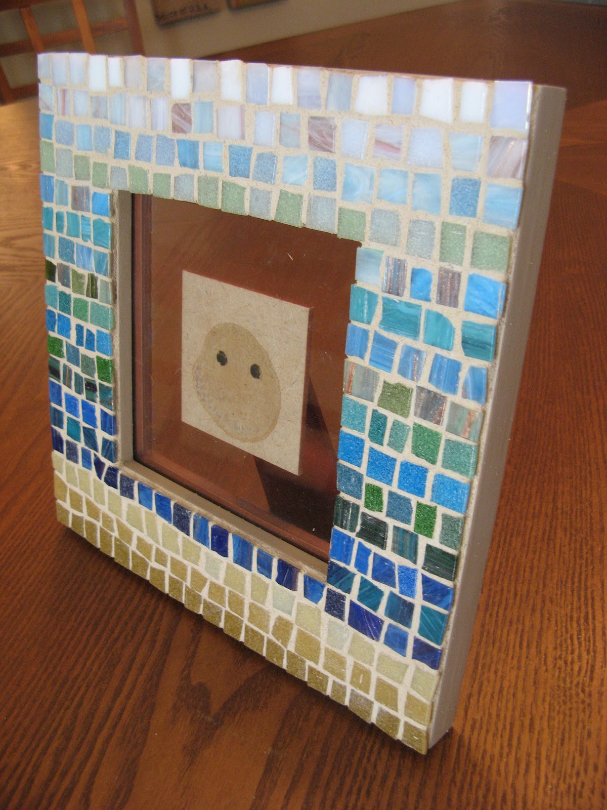 Susan Snyder: MOSAIC PICTURE FRAME (WATER)