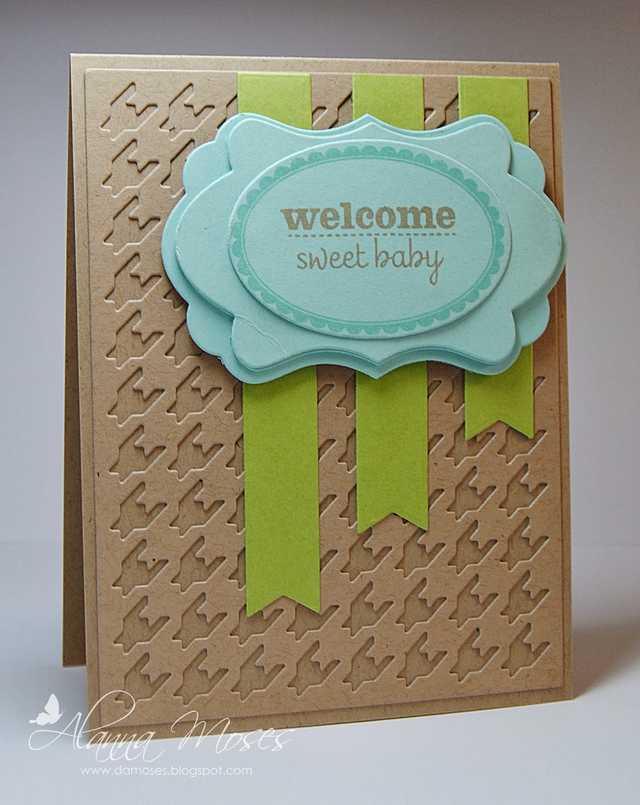 Welcome Sweet Baby | Embellish Craft Love