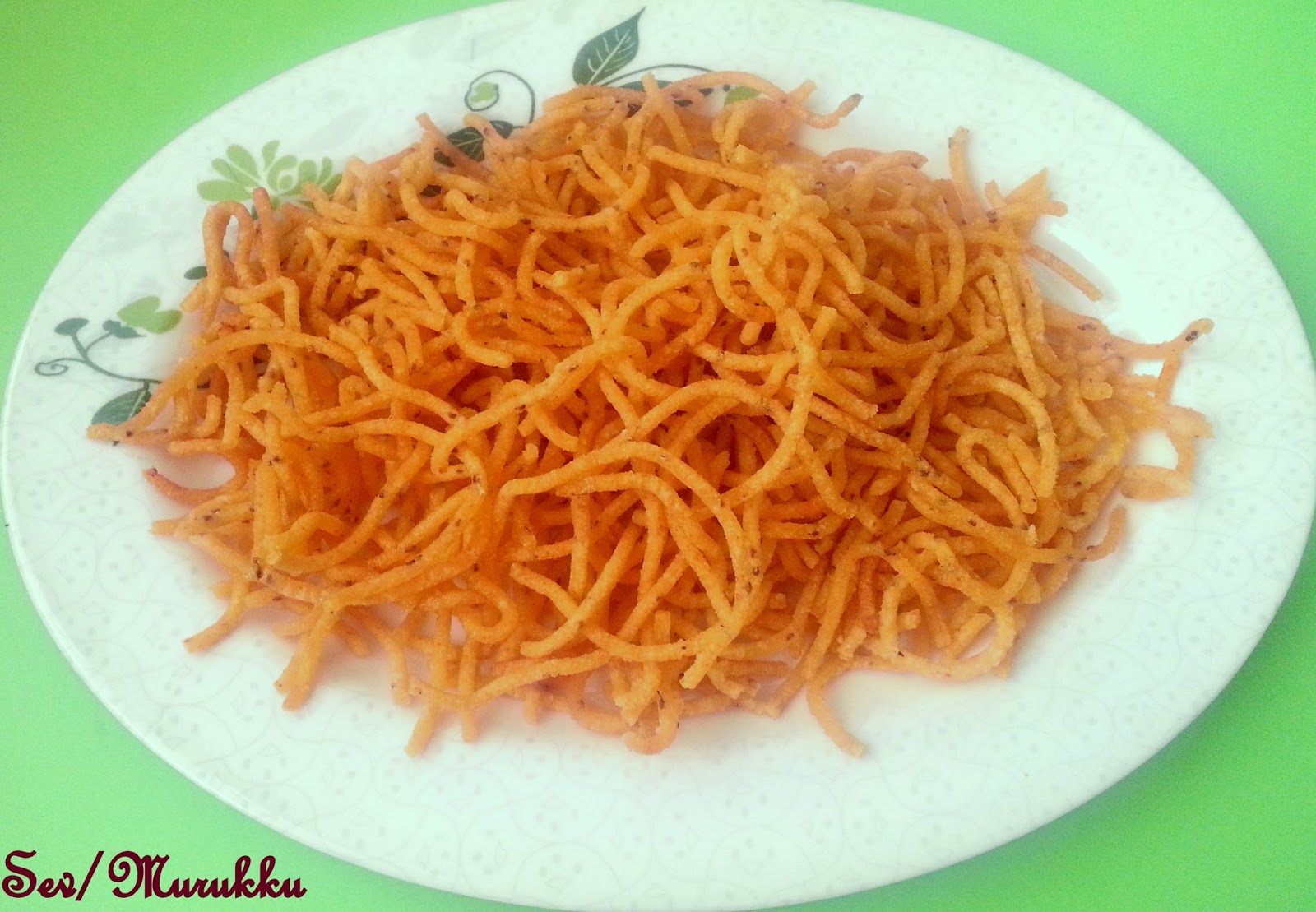 Annapurna: Sev / Murukku - Indian Savoury Snack Recipe / Tea time snacks