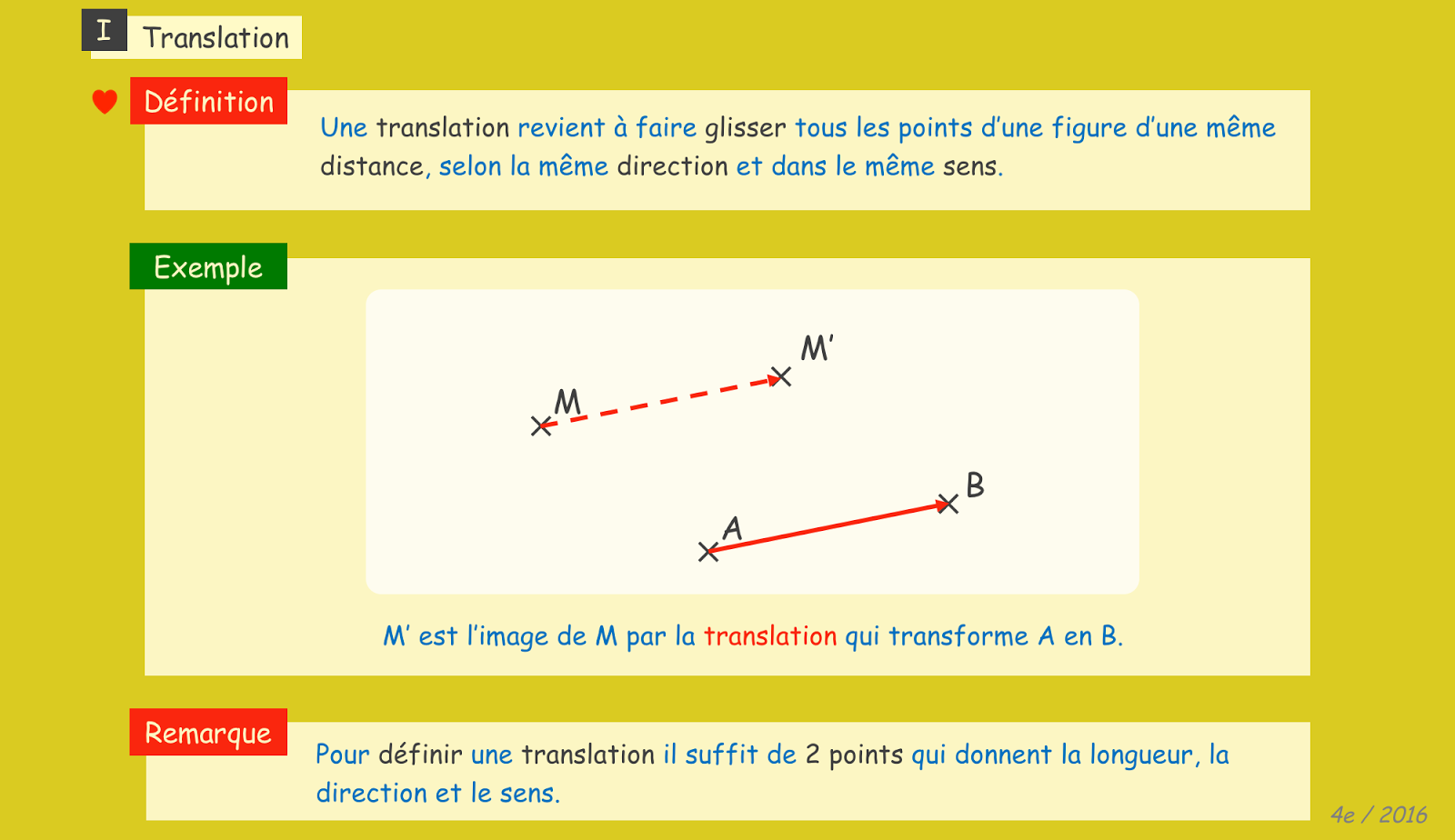 Cours de Maths / 4e 2016: CH 16 - Translation et rotation