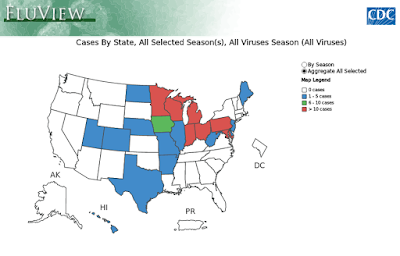 Avian Flu Diary: CDC FluView & Statement On Indiana H3N2v Case