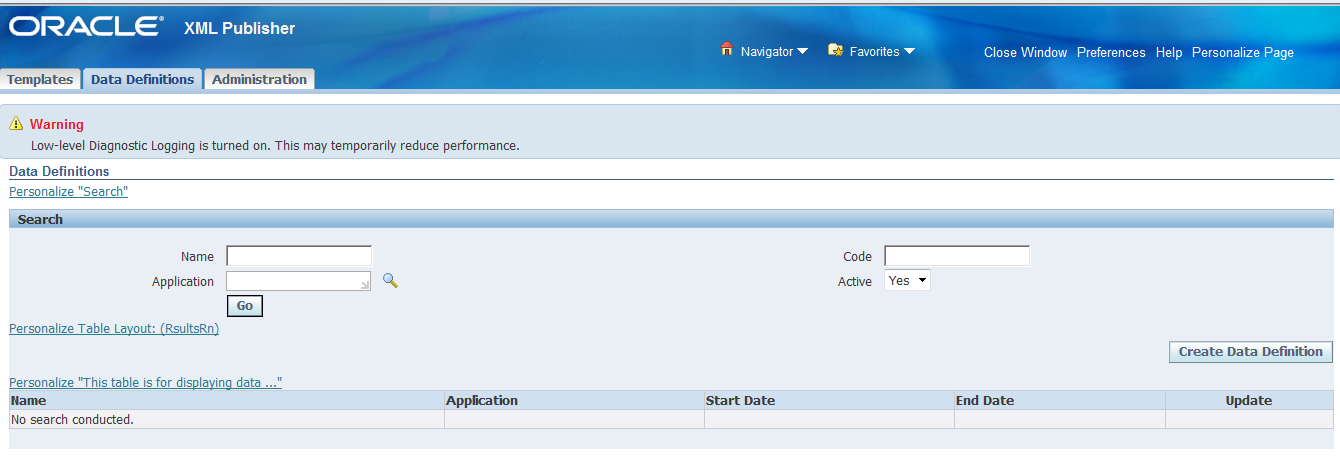Learning SOA: Report Creation in Oracle EBS using XML publisher