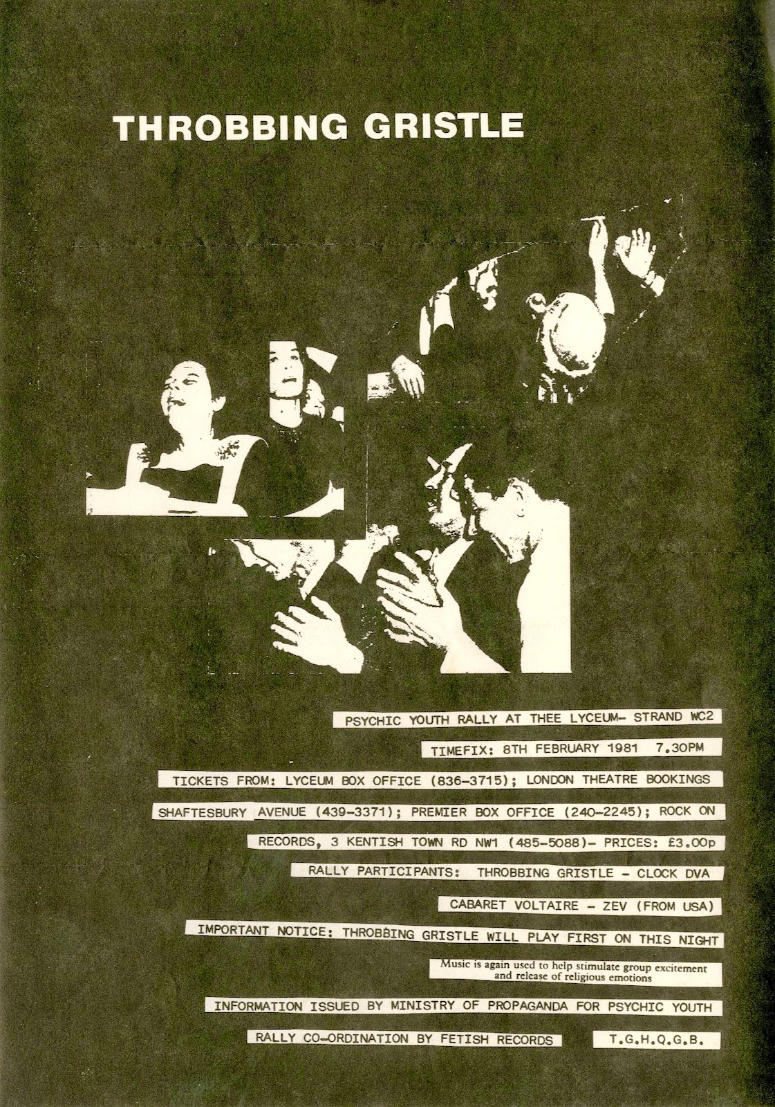 [E.O.M.S.]: Throbbing Gristle - Live @Rafters Club Manchester (4 ...