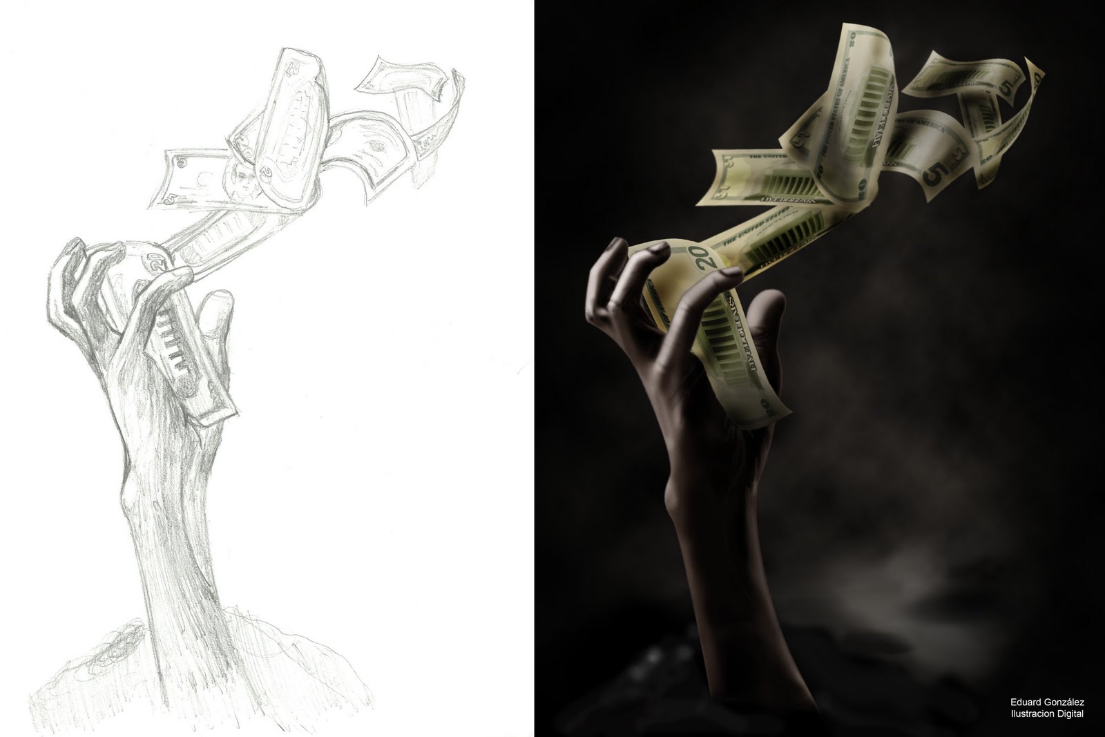 Eduard José González de la Cruz (Portafolio): Ilustración: Avaricia