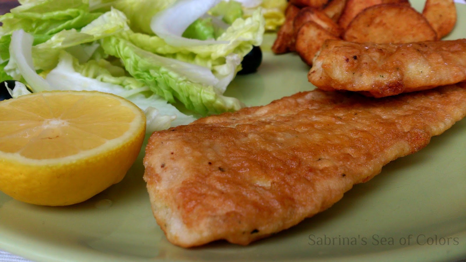 Rebozado perfecto para pescado - Sabrina´s Sea of Colors
