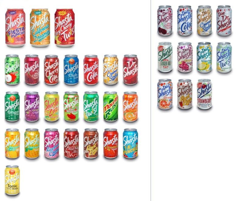 Soda Can Collection: Shasta Week