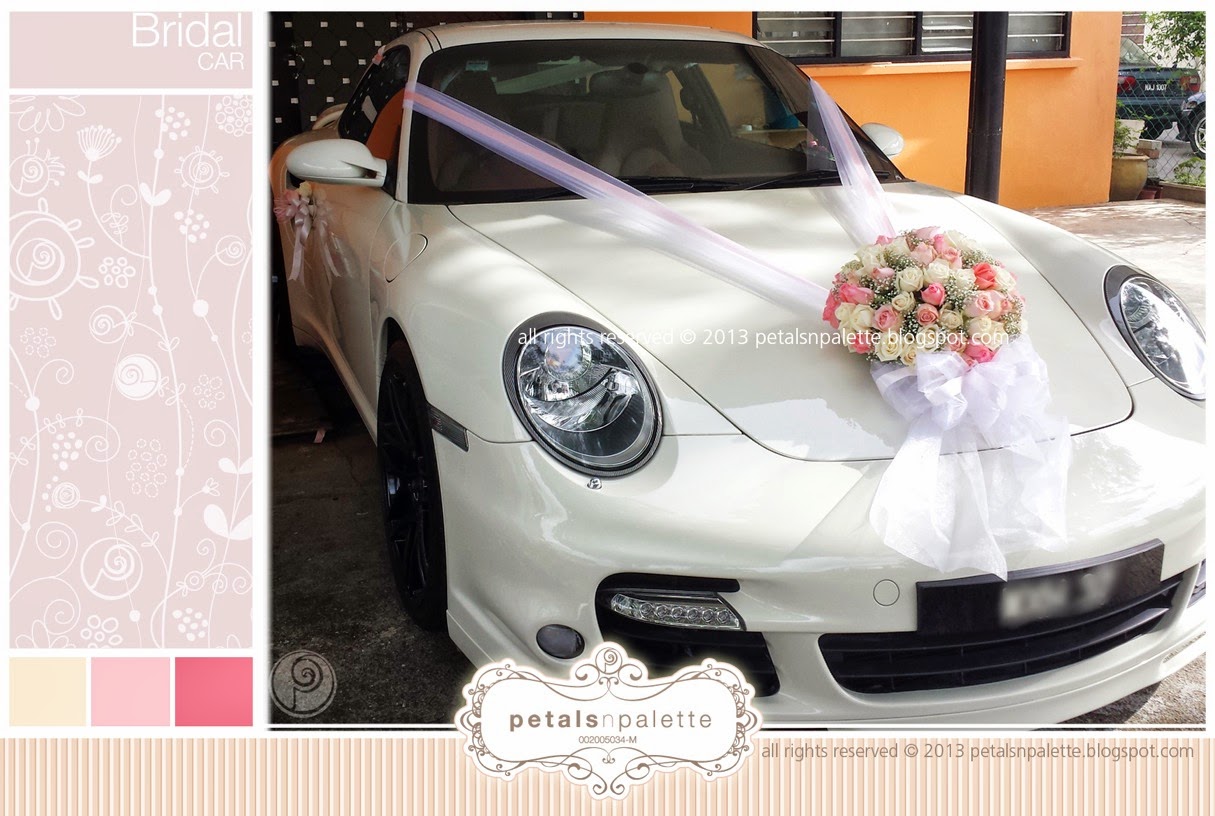Bridal Car - Wedding Decoration Malaysia - Floral Design & Event Styling