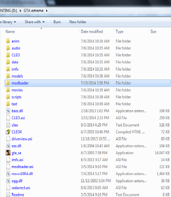 Tutorial memasang Mod GTA dengan modloader ~ Pengetahuan