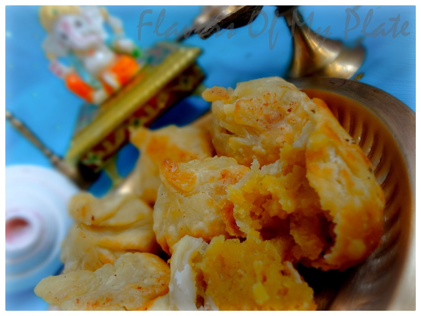 Flavors Of My Plate: Fried Modak.......Ganesh Puja Special