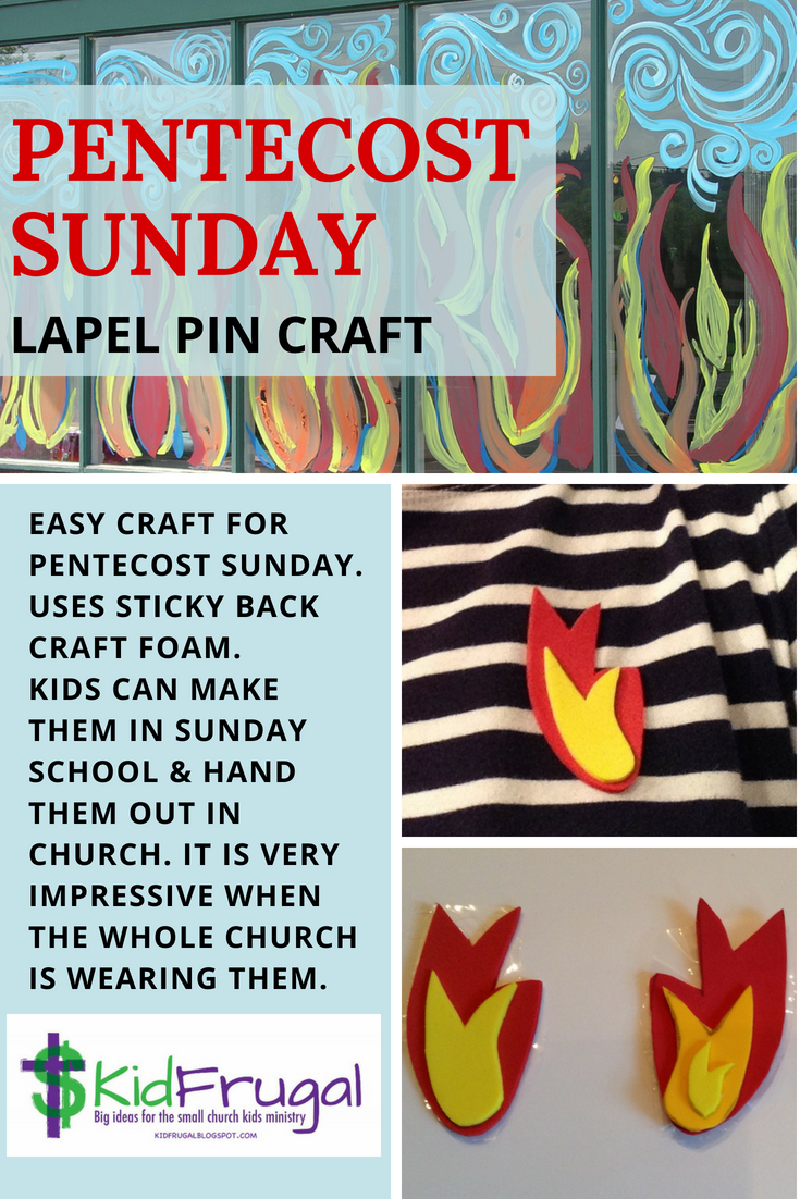 Kidfrugal: Pentecost DIY Pins