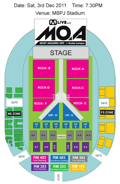 Concert Ticket: Concert Ticket Layout