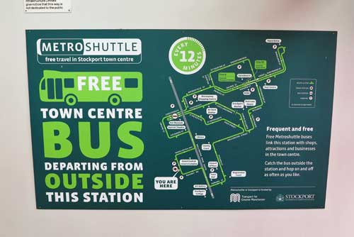 Metro Shuttle Stockport Free Loop Bus - Britain All Over Travel Guide