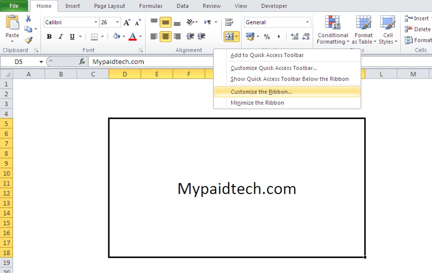 How To Customize The Excel Ribbon Tutorial how-to-customize-the-excel-ribbon-tutorial