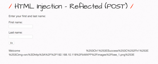 Komorebi High Html Injection Reflected Post