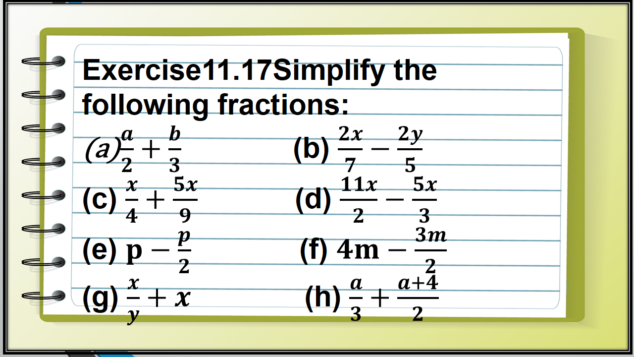 Math 9: Chapter 4: ALGEBRAIC MANIPULATION