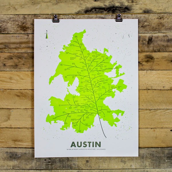 Records & Grammar: The Best Austin Map Ever