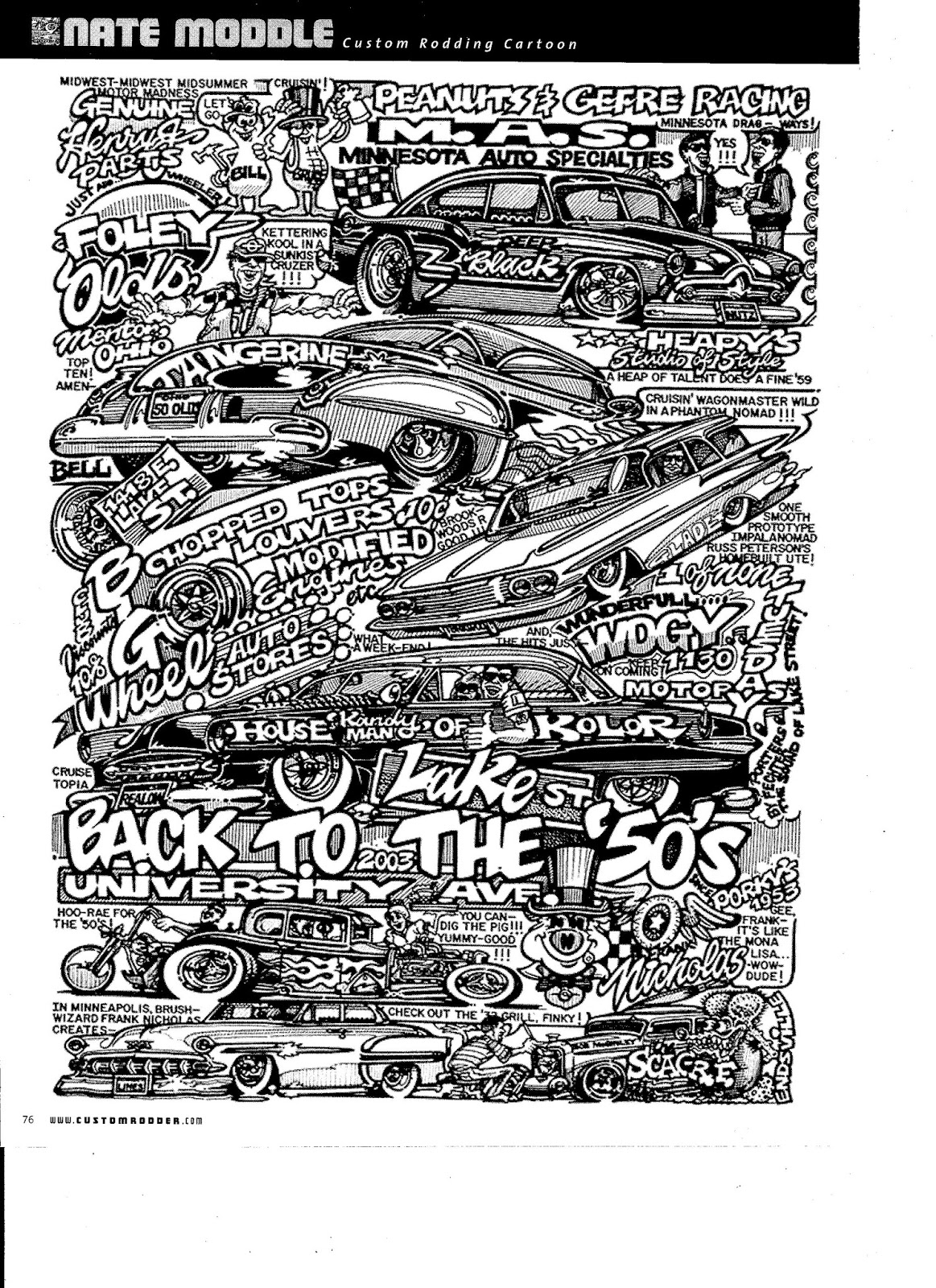 The art of Dave Bell. Auto cartoonist extraordinaire : feb 2017