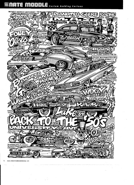 The art of Dave Bell. Auto cartoonist extraordinaire