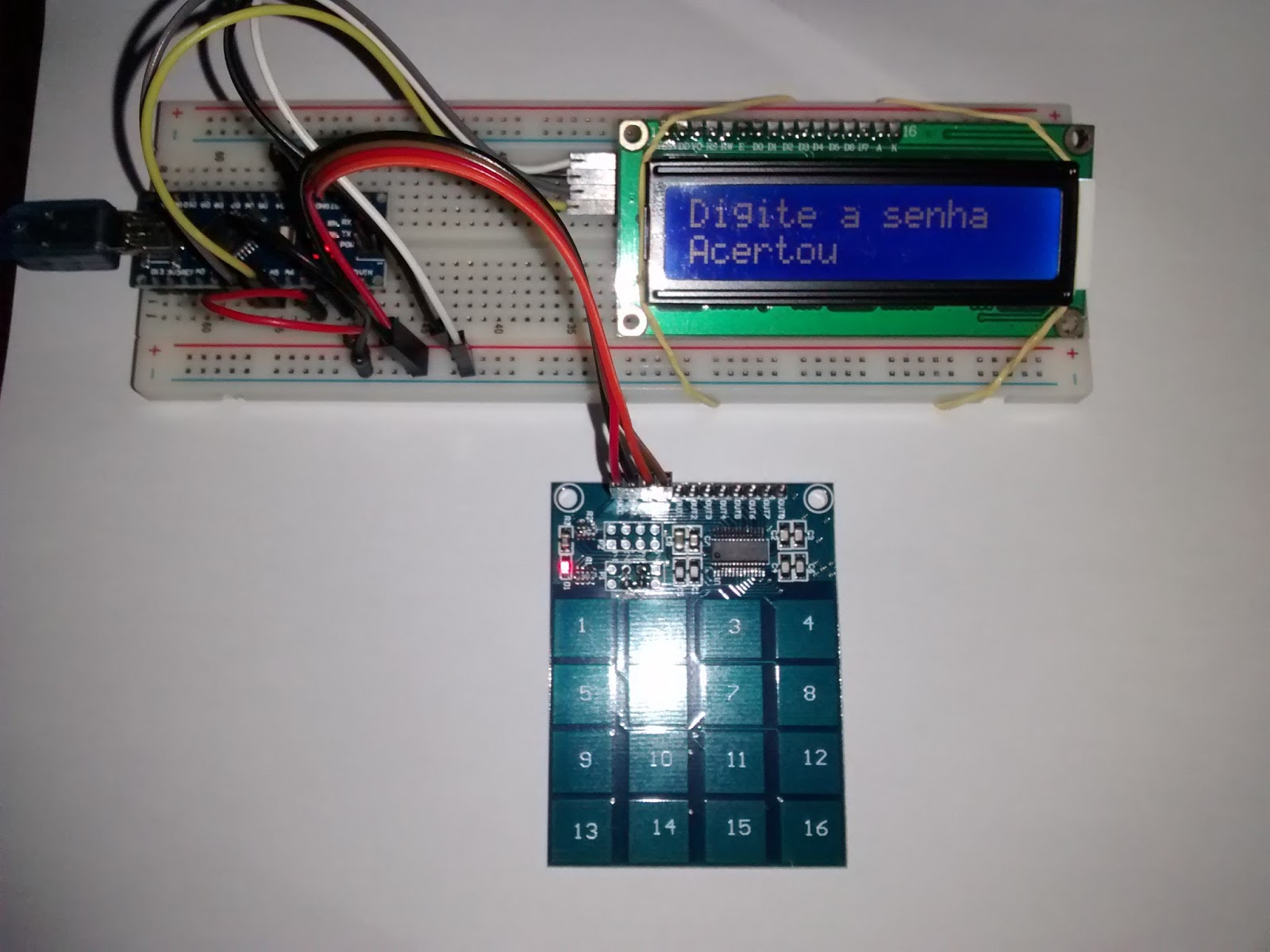 Anderson Blank: Tutorial Teclado Touch TTP229 + Display LCD 16x2 I2C ...