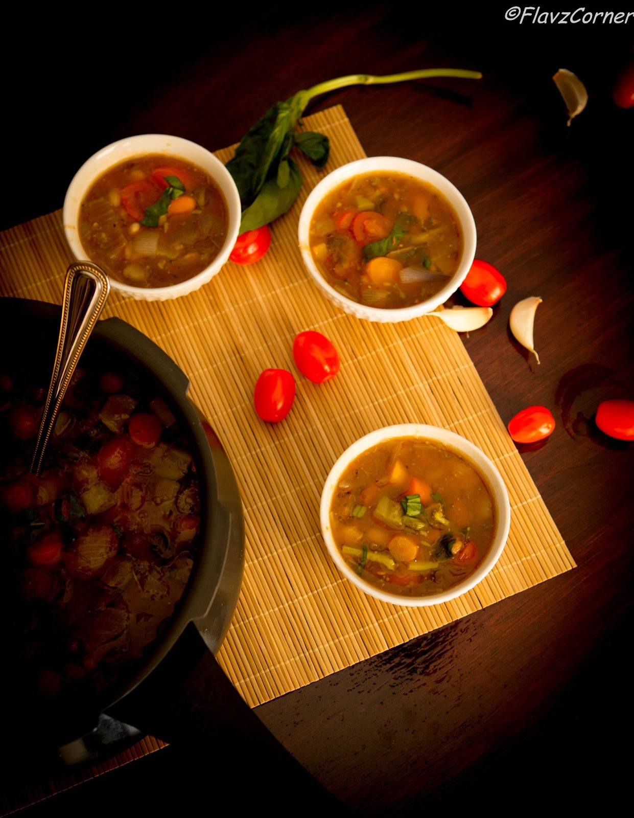 Quick & Easy Mixed Bean Vegetable Soup