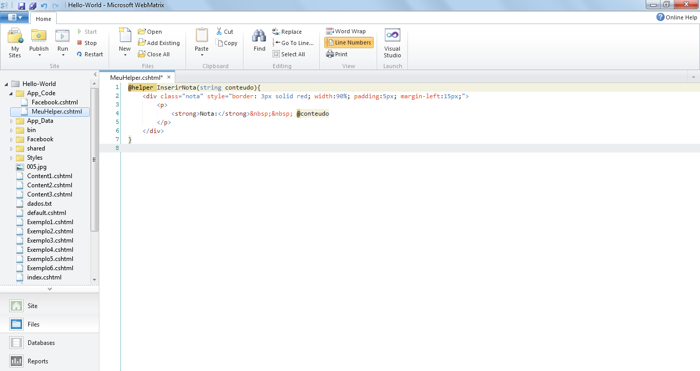 Tutorial Programação Web Aspnet Com Razor Syntax Parte 7 Capítulo 3 Criando E Utilizando