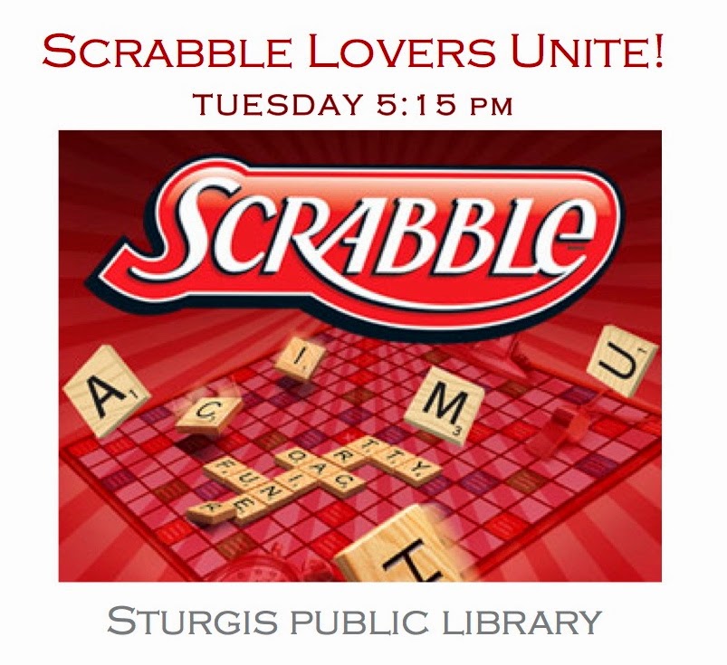 Sturgis Public Library: Scrabble Lovers Unite - (Tuesday, October 28, 2014)
