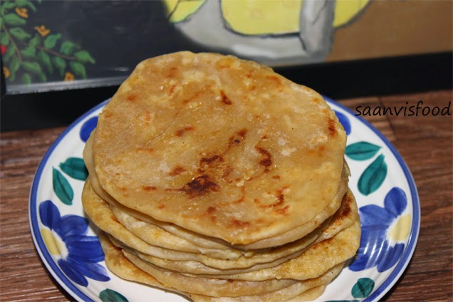 Saanvis food: Bobbatlu/Bakshalu/Puran Poli