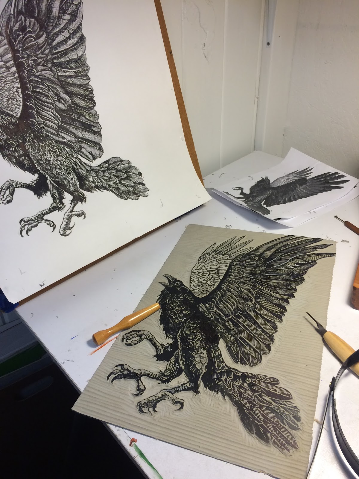 Artwork of Larry Vienneau Jr: Sanzuwu, Yatagarasu, and Samjok-o - The ...