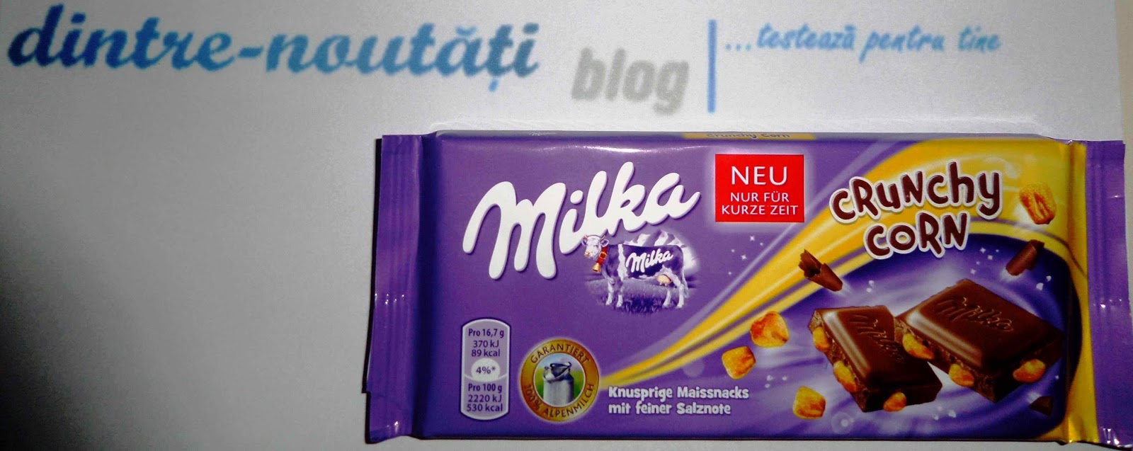 Milka CRuNchy CORN din Germania | D-Nblog. Păreri sincere despre ...