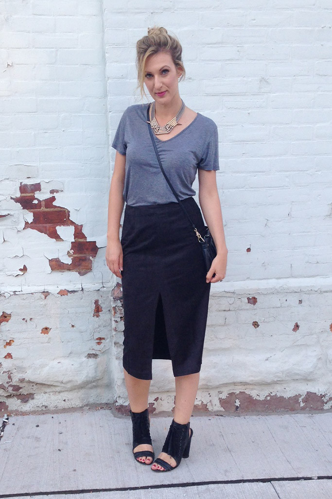 Trending: How to wear a front-slit pencil skirt | Fitzroy Boutique